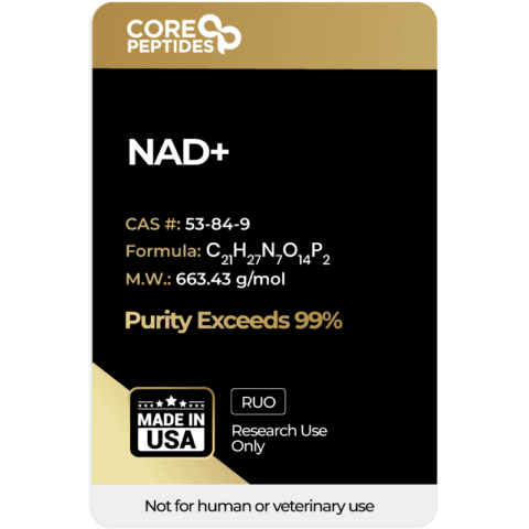 Nad For Sale 100mg 750mg Core Peptides